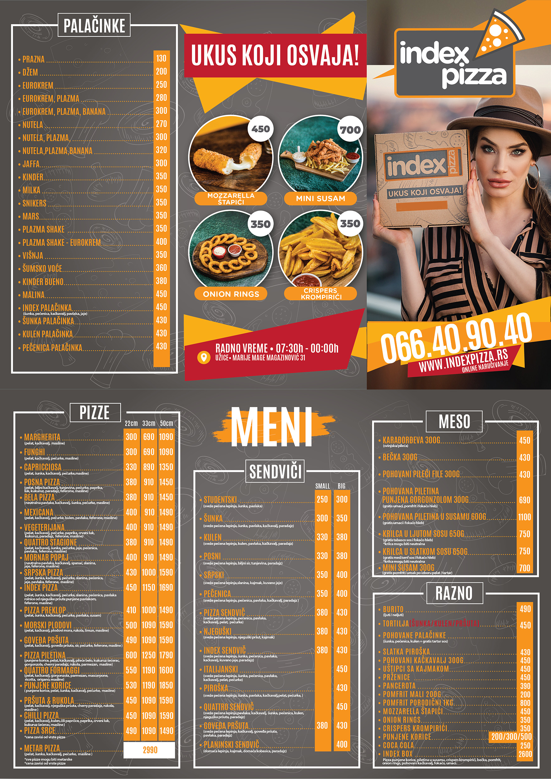 MENI - Index Pizza